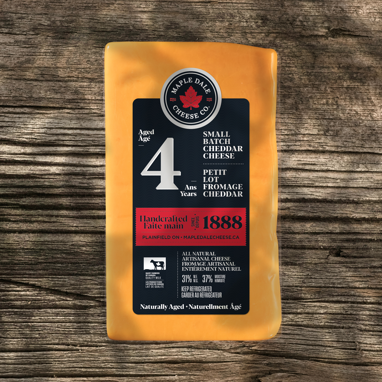 4 Year Old Cheddar – Maple Dale Cheese
