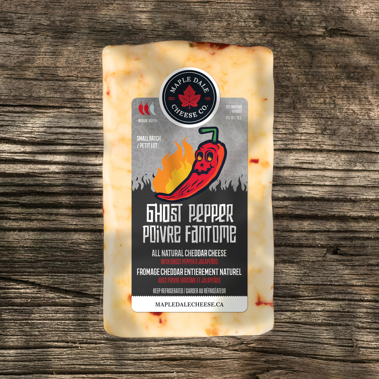 Ghost Pepper Cheddar – Maple Dale Cheese